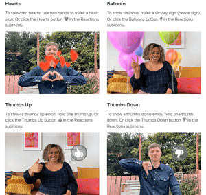 How To Use Facetime Hand Gestures To Trigger Face Time Effects - SimplyMac