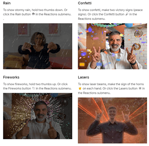 How To Use Facetime Hand Gestures To Trigger Face Time Effects - SimplyMac