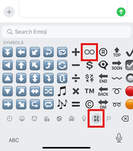 How To Type Infinity Symbol on iPhone - SimplyMac