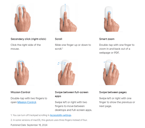 Apple Trackpad Gestures - SimplyMac