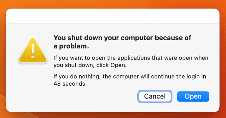 Your Computer Restarted Because of a Problem (Mac) - SimplyMac
