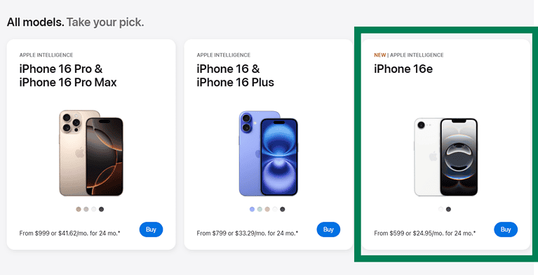 You Can Still Buy an iPhone 16e for $599 — But Tariffs Could End That - SimplyMac