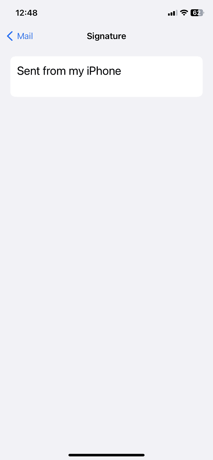 How To Add An Email Signature On Your iPhone - SimplyMac