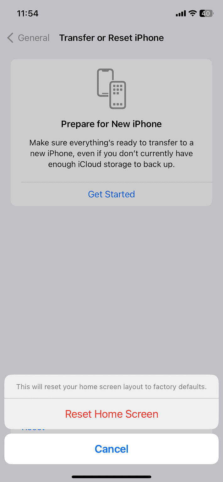 How To Reset The iPhone Home Screen To The Default Layout - SimplyMac