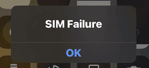 Sim Card Failure / Invalid Sim Issue - SimplyMac