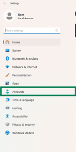 Microsoft Windows Account Settings Management - SimplyMac